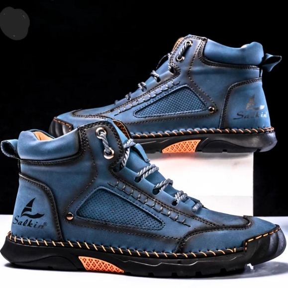 Salkin | Shoes | Salkin 2 Trail Barefoot Boots In Blue | Poshmark